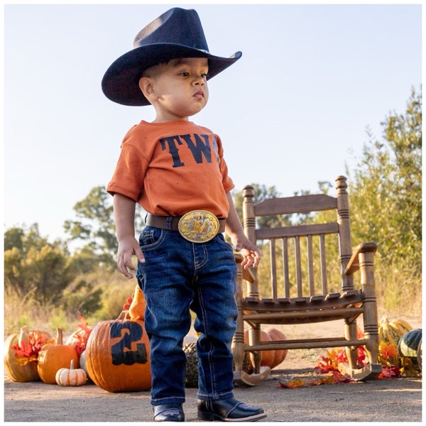 BABY COWBOY WALKER Toddler Youth Western Leather Square Toe Boots - Etsy