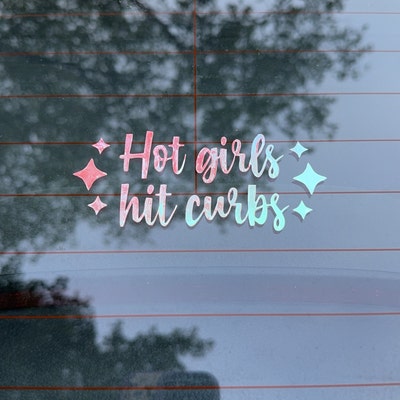 Normalize Hitting the Curb Car Decal Car Decals Vinyl Mirror Decal Cute ...