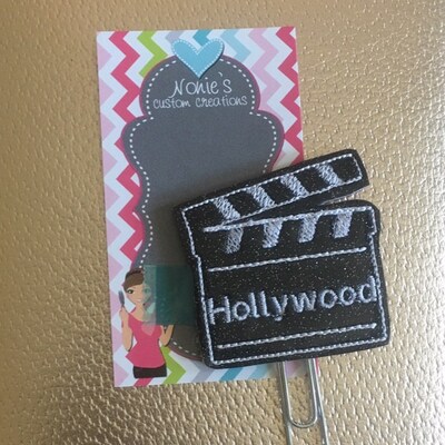 Hollywood Paper Clip Movie Paperclip Planner Accessories Director ...
