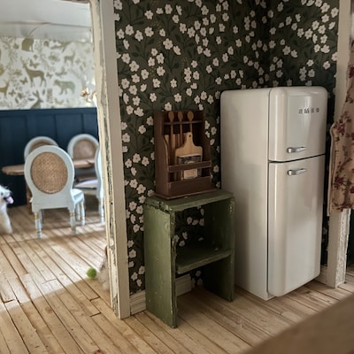 1:12 Scale Model Dollhouse Refridgerator Fridge 1950s Kitchen - Etsy