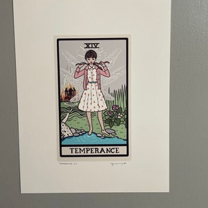 The Devil XV Tarot Card Art 5x7 Art Print Hand-cut and | Etsy