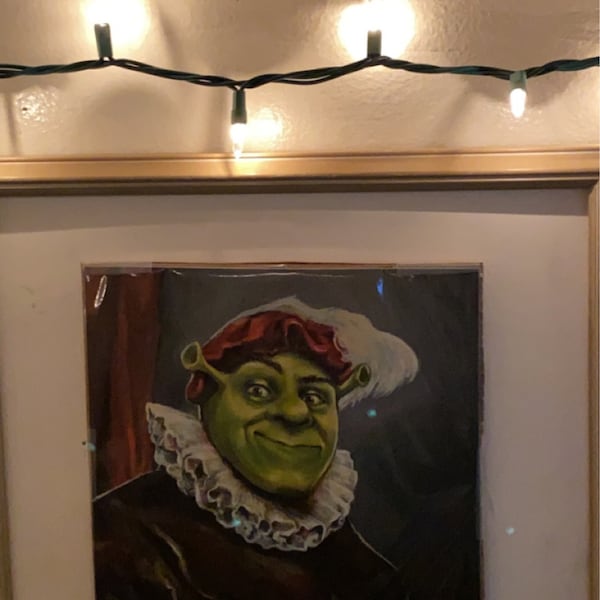 Regal Shrek Print Signed & Dated Renaissance 8 X 8 Print on Deluxe ...