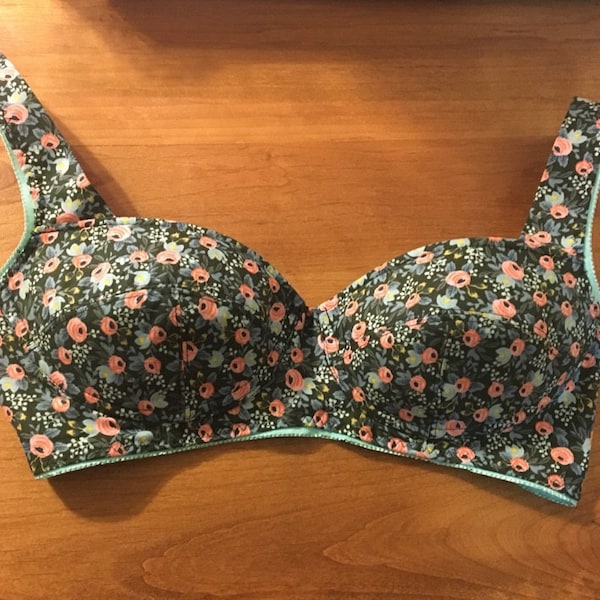 Instant Download PDF Lingerie Sewing Pattern for a Classic Balconette ...