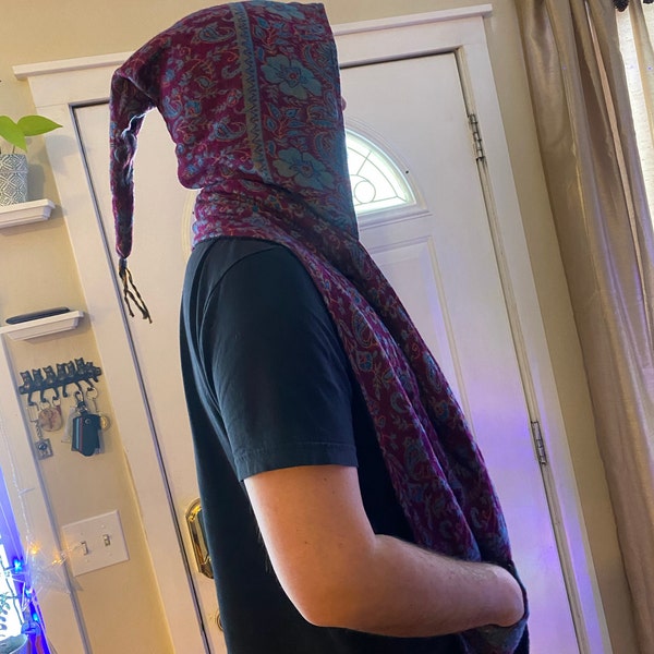 Elven Tunic Pixie Dress Shortsleeve Hodded Fairy Adjustable Lacing ...