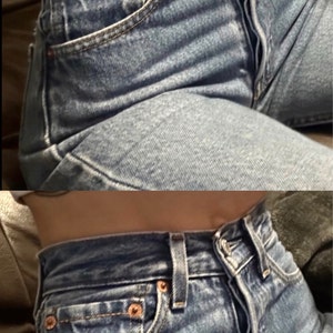 Levis 501 Selvedge Redline Vintage Jeans W24 L31 Raw Dark Blue 80s 555 Valencia Factory San ...