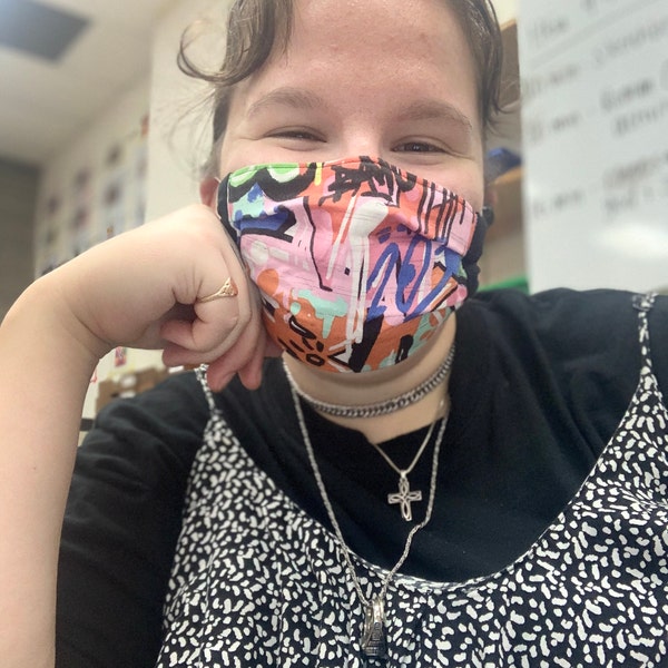 Hanukkah Face Mask | Winter Face Mask | Washable Filter Pocket Nose ...