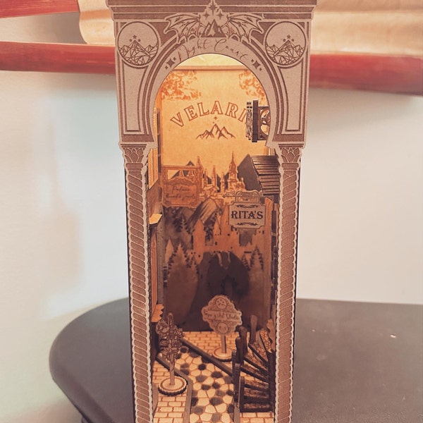 Acotar Inspired Book Nook| Fantasy Books | Bat Boys | Reading Gifts ...