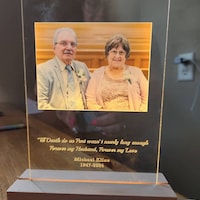 Custom Personalized Photo Picture LED Wood Stand Night Light Lamp in ...