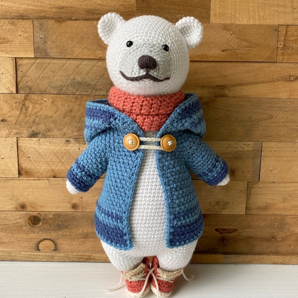 SCHEMA Elia l'orso polare e Gin il pettirosso pattern amigurumi all ...