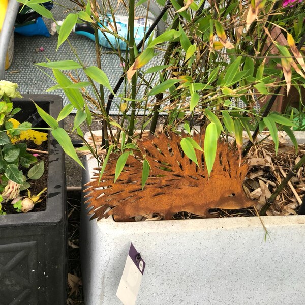 Metal Owl Fence Topper Garden Art Outdoor Ornaments Rusted Sculpture - Etsy