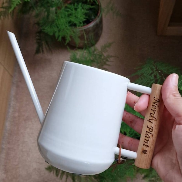 Personalised Engraved Indoor Watering Can. Your Message Laser Engraved ...