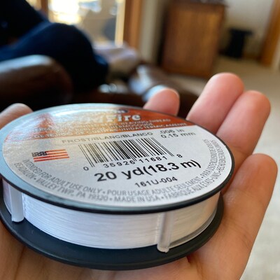 FREE Shipping Beadalon Wildfire Beading Thread .006in.008in. 20YD-50YD ...