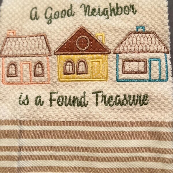 4 Different Houses - Machine Embroidery Applique Designs for Hoop 4x4 ...