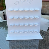 Shot Wall Shot Stand Shots Wall Various Size Options. White - Etsy Canada