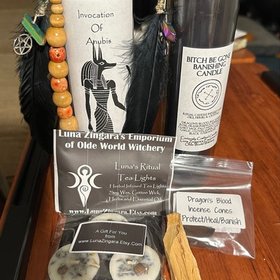 Anubis Ritual Candle. Astral Projection Spell. Reincarnation Candle ...