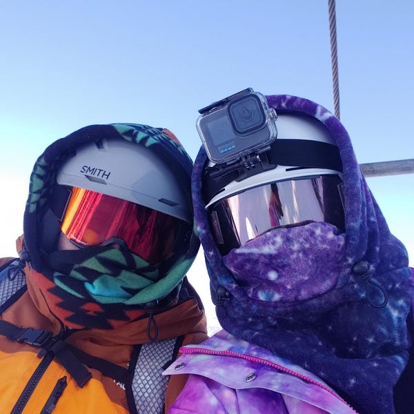 Fleece Ski Hood, Helmet Hood, Balaclava, Snoid Super Warm and Cozy ...