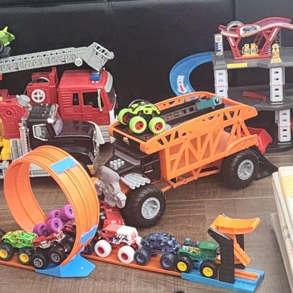 Double Loop - Monster Truck Loop | Compatible With Hot Wheels Track - Etsy