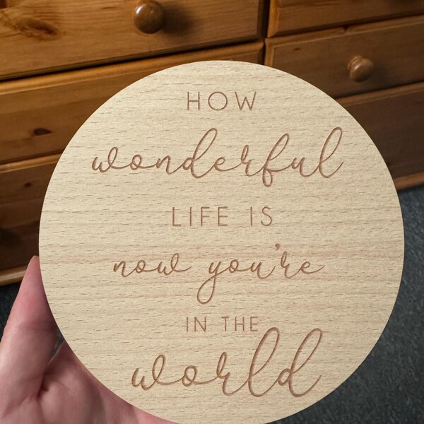 Baby Milestone Disc Set | Hello World Milestone Cards | Newborn Gift ...