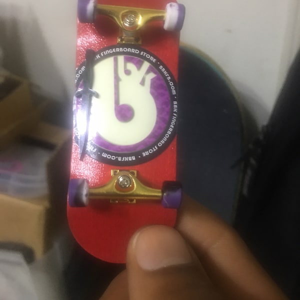 Professional 34mm Bbk Wooden Fingerboard Complete Set - Etsy UK