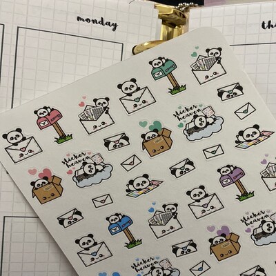 All the Hand-lettering Stickering Refill Pack 8 Mini Sheets - Etsy