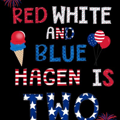 Patriotic Doodle Alphabet Bundle, 4th of July PNG Letters, Numbers ...