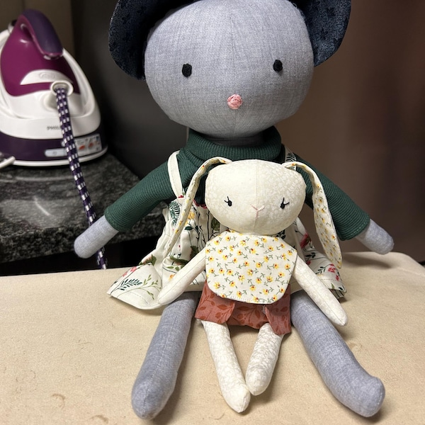 Baby Bunny Sewing Pattern PDF - Make an Easter Bunny Doll / Stuffed ...