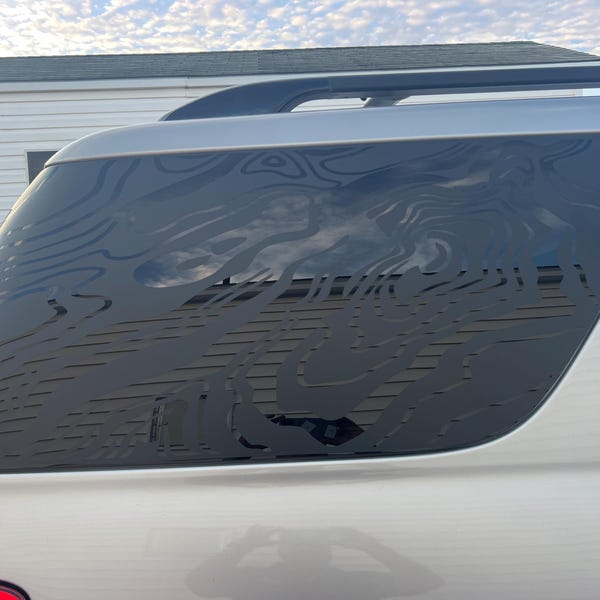 Fits 2011-2019 Ford Explorer Rear Side Windows Floral Flowers Decal ...