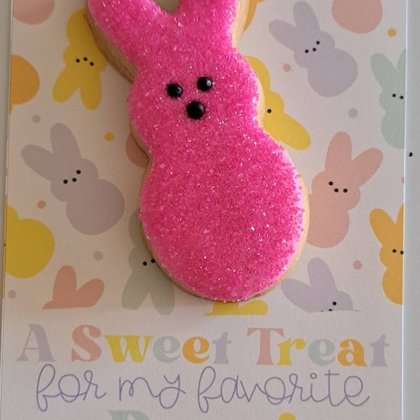 Easter Printable Cookie Card 3.5" X 5" -sweet Treats for My Peep Easter ...