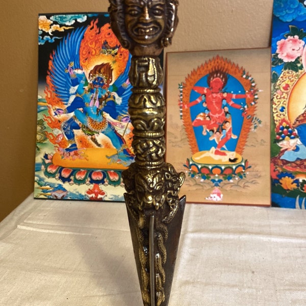 Hand Made , Best Quality , 3 Metal Triple Face Phurba , the Kilaya or ...