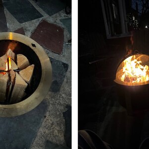 Vertical Fire Pit Stand Small Trivet Dutch Oven Stand - Etsy