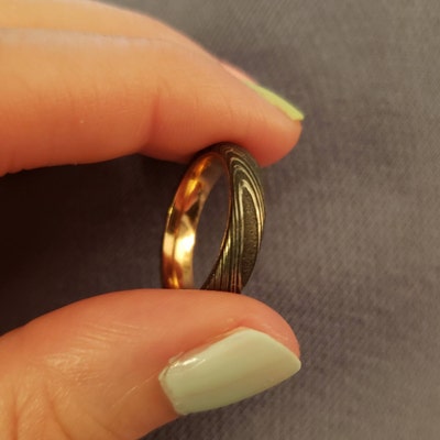 New Infinity His and Hers Tension Set Titanium Wedding Rings: - Etsy