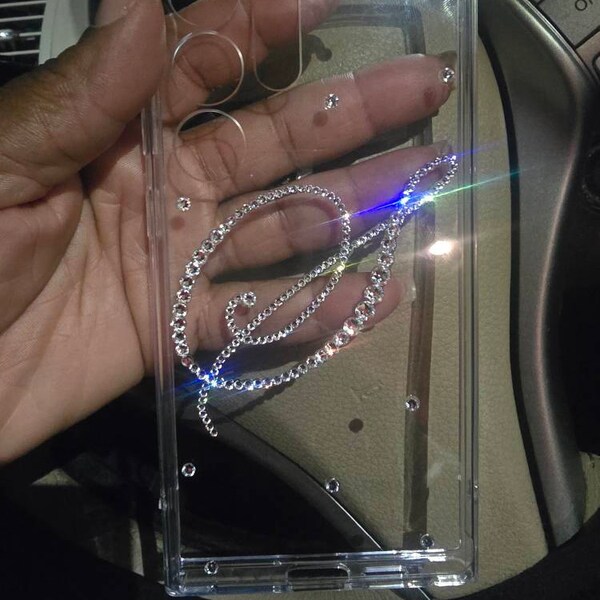 Alpha Bling Sprinkle Multi Sized Phone Case Made With Crystal AB ...