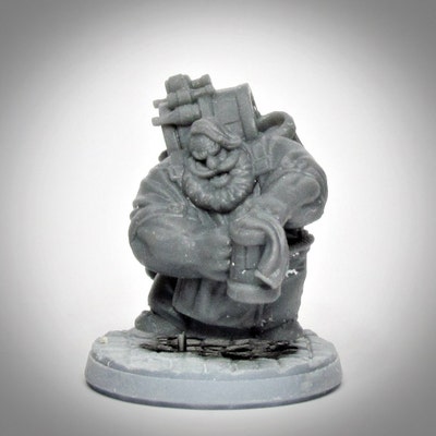 Dwarf Brewer Miniature for Dungeons & Dragons, Tabletop RPG, Kings of ...