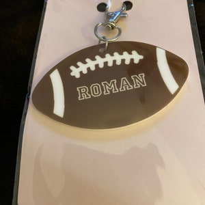 Football Key Chains / Bag Tags / Football Team Gifts - Etsy