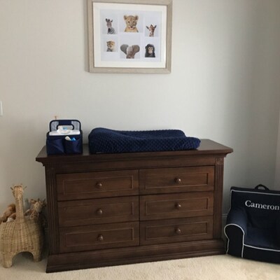 Safari Nursery Decor, Baby Animals Set 6, Lion Zebra Elephant Giraffe ...