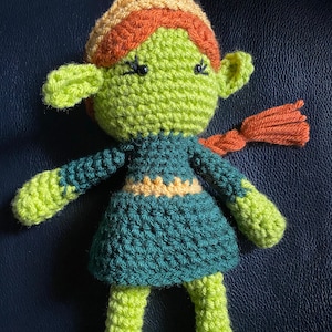 Princess Fiona From Shrek Inspired Doll/fiona Doll/soft Toy Doll/ Plush ...