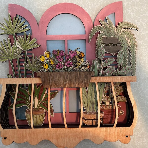 Multi-layer, Laser Cut Fles 7 Layer Art Piece for Glowforge SVG PDF - Etsy