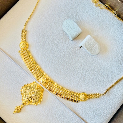 22k Gold Small Size Jimiki Dangling Solid Gold Earrings 916 Gold Jhumki ...