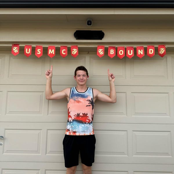 USMC Bound Banner - Etsy