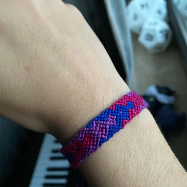 Checkered Friendship Bracelet - Etsy