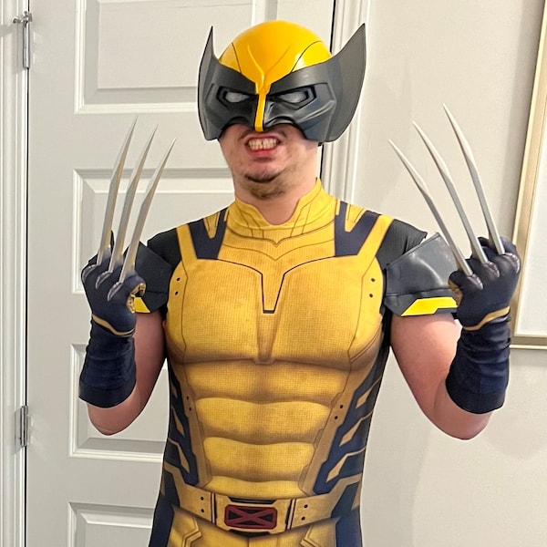 Wolverine Claws Gauntlets Forearm for Cosplay Yellow/black - Etsy