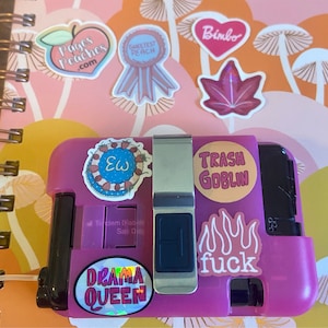 Small Pink No Mini Stickers Waterproof Waterbottle Stickers Tiny ...