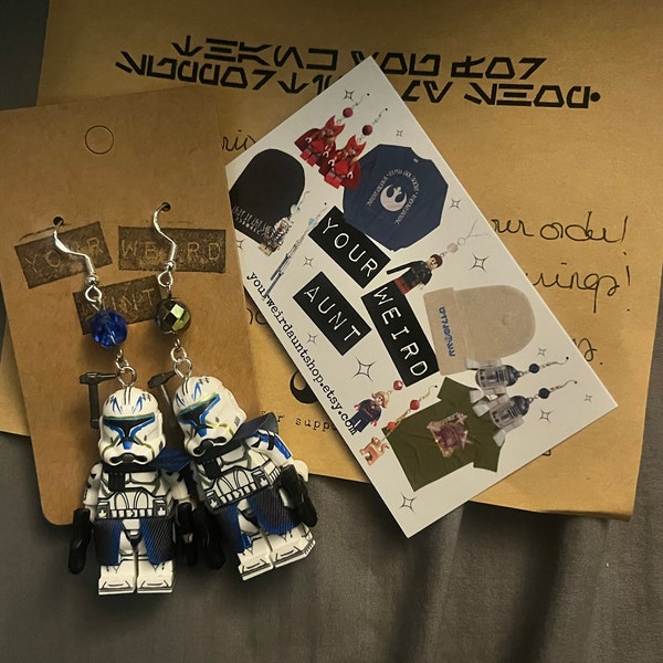 The Clone Captain Earrings - Etsy