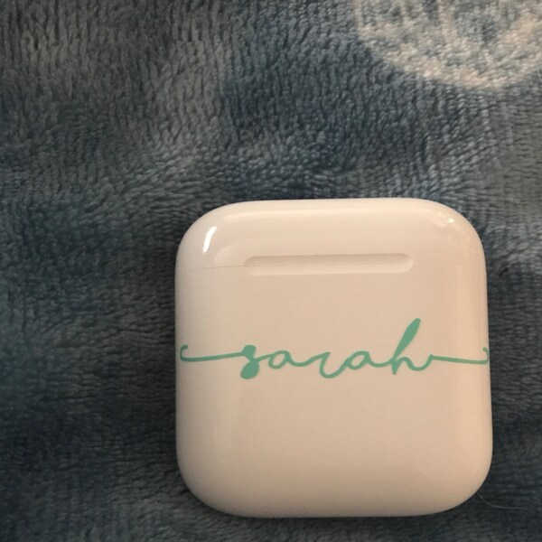 Airpods Sticker Airpods Decal Name for Airpods Custom Airpods Vinyl ...