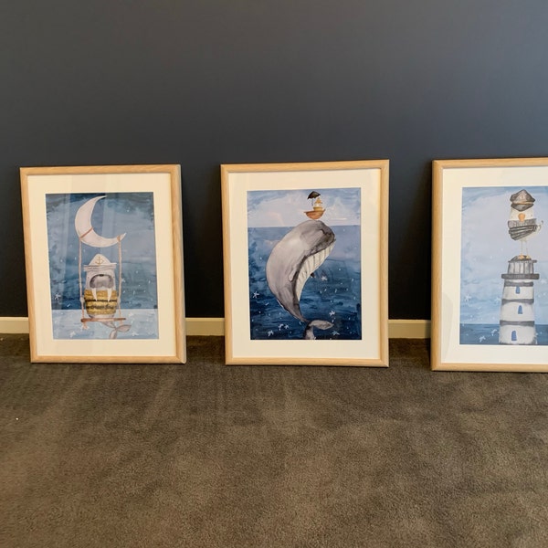 Pip+phee Nautical Marine Captain Whale & Walrus Set -choose 1, 2 or 3 ...