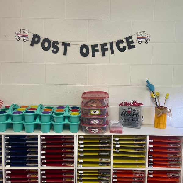 Custom Mailman Banner, Mail Truck Garland - Etsy