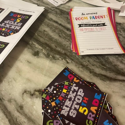 Volunteer Thank You Card Printable Gift Card Holder Class Helper ...