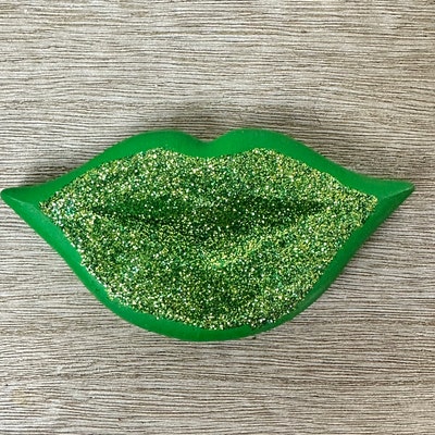 Lips Wood Cutout DIY Valentine Craft Unfinished Valentines - Etsy