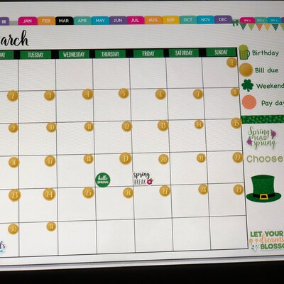 St. Patrick's Day Mega Digital Sticker Bundle Goodnotes & iPad March ...