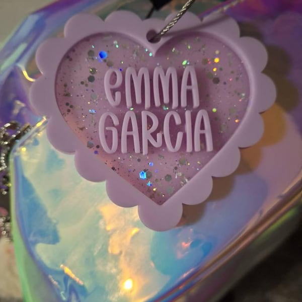 Name Keychain, Backpack Name Tags, Diaper Bag Tag, Personalized Name ...